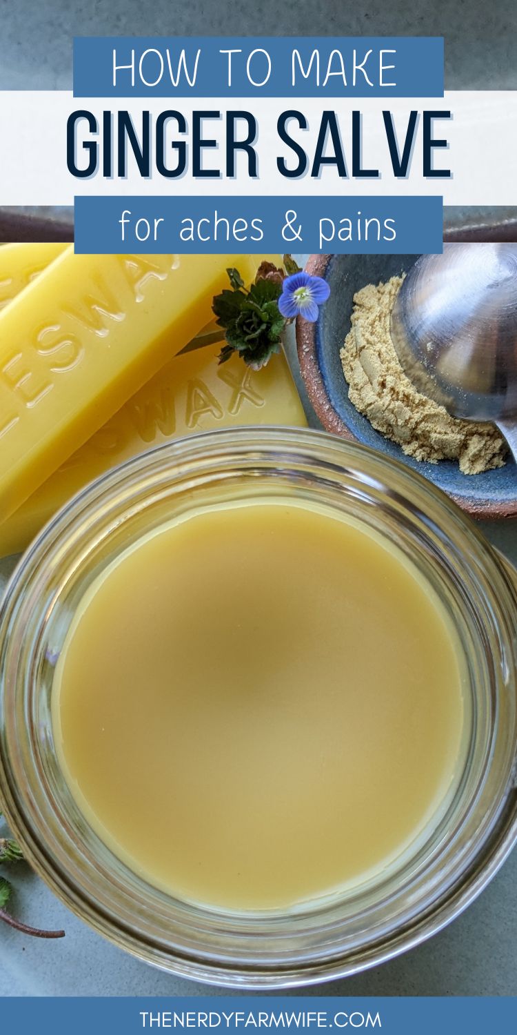 Ginger Pain Salve Recipe